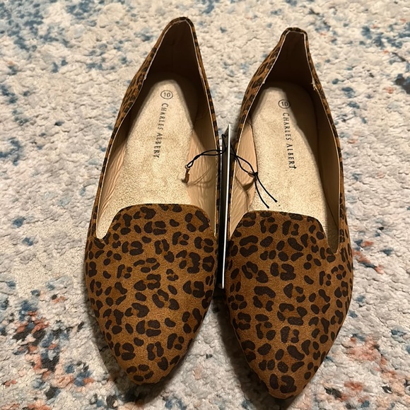 Charles Albert | Shoes | Charles Albert Leopard Flats Size Nwt | Poshmark